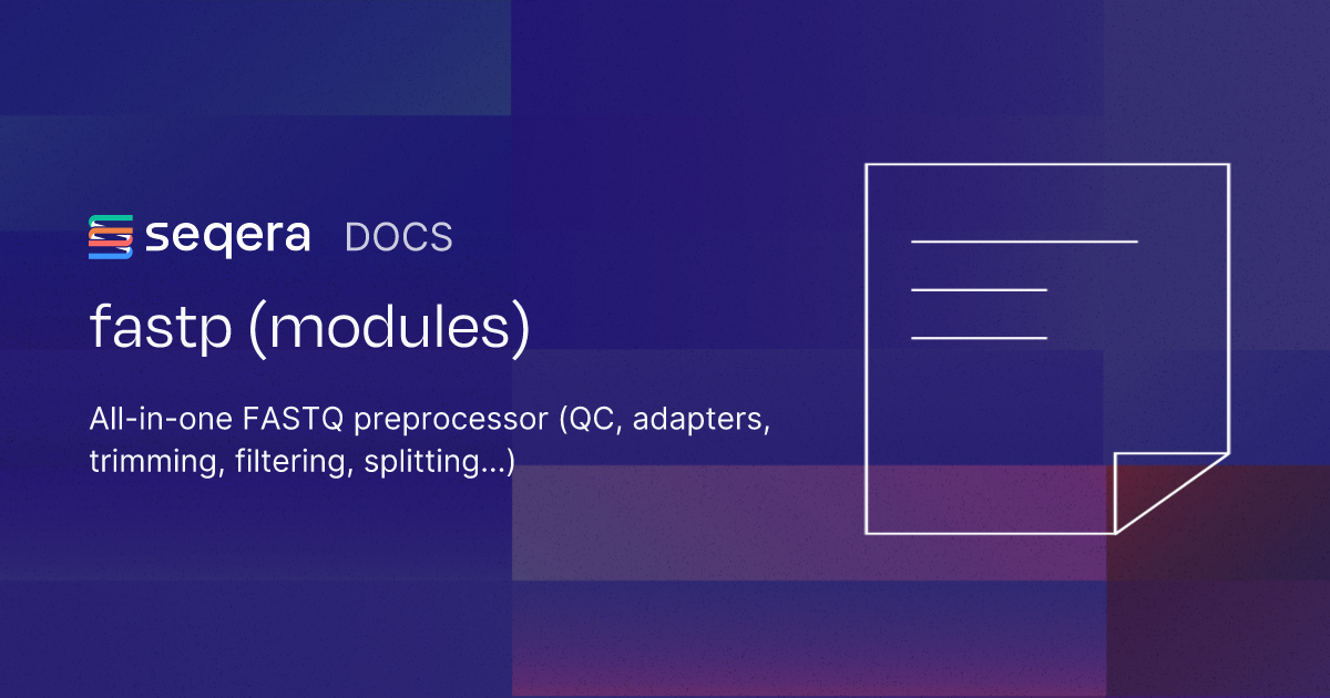fastp | Seqera Docs