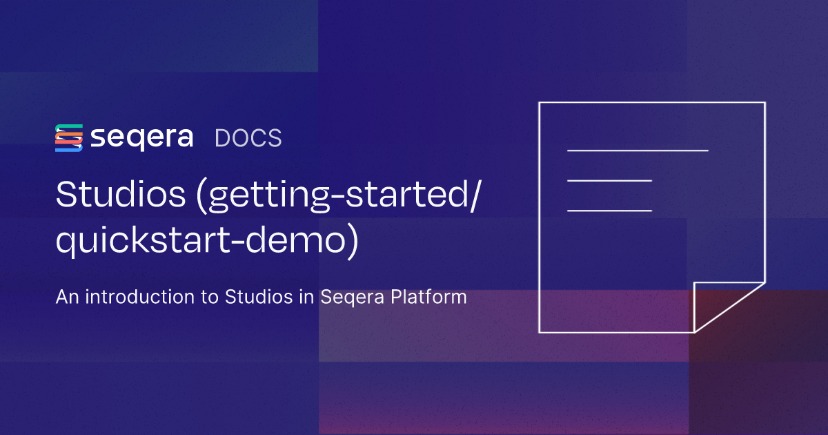 Studios | Seqera Docs
