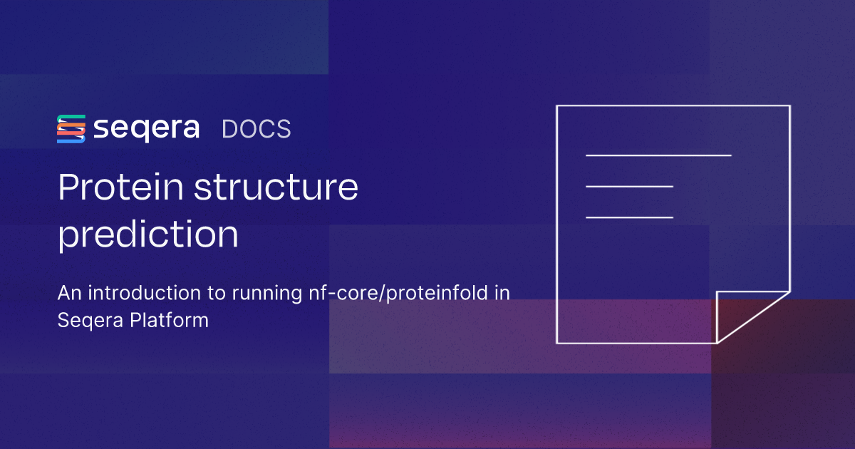Protein structure prediction | Seqera Docs