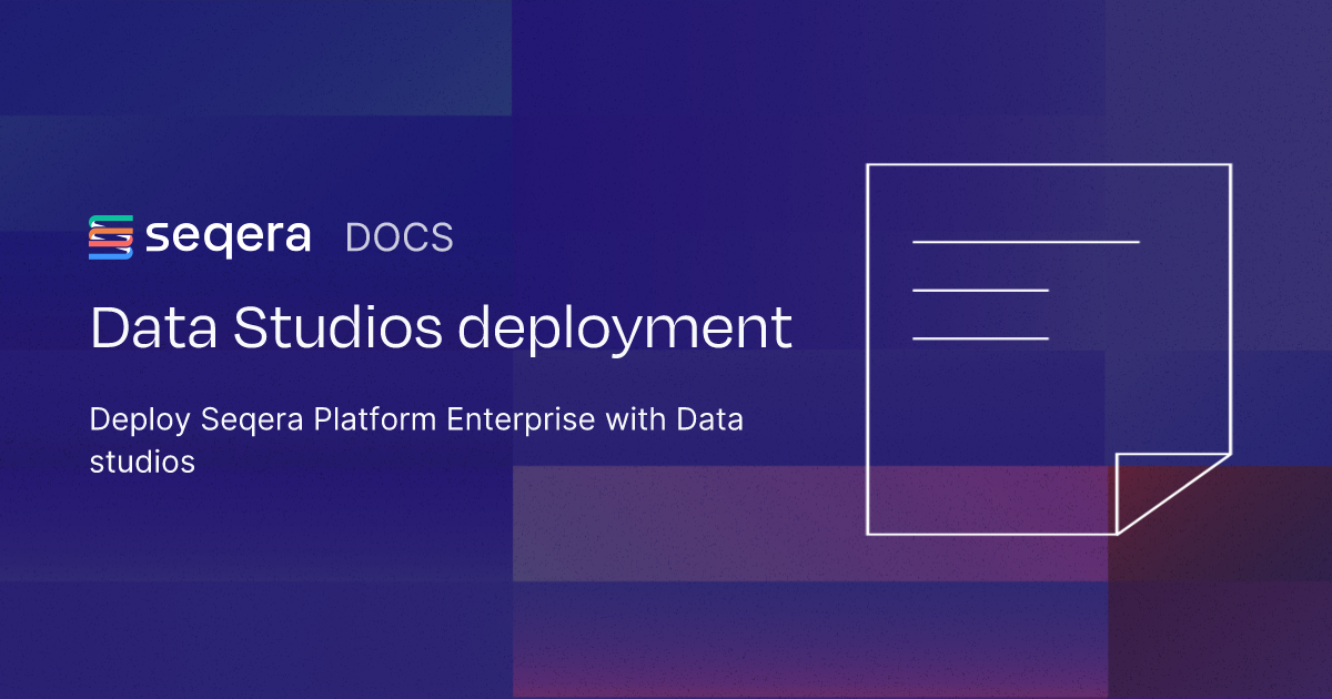 Data Studios deployment | Seqera Docs