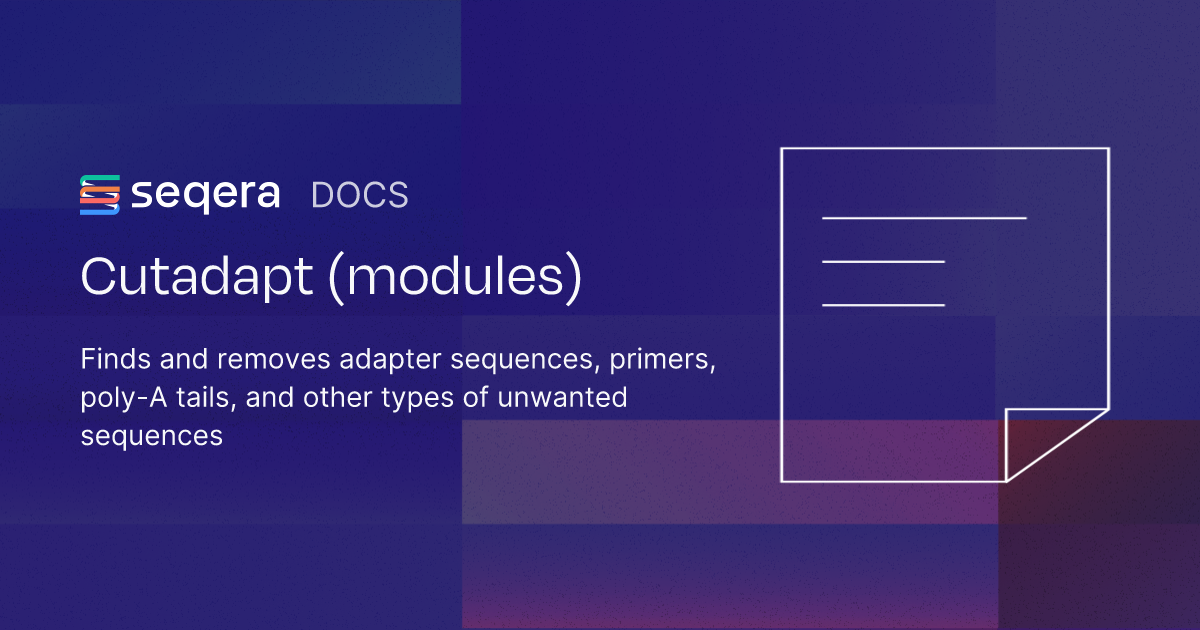 Cutadapt | Seqera Docs
