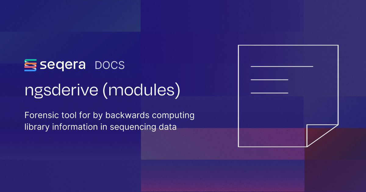 ngsderive | Seqera Docs