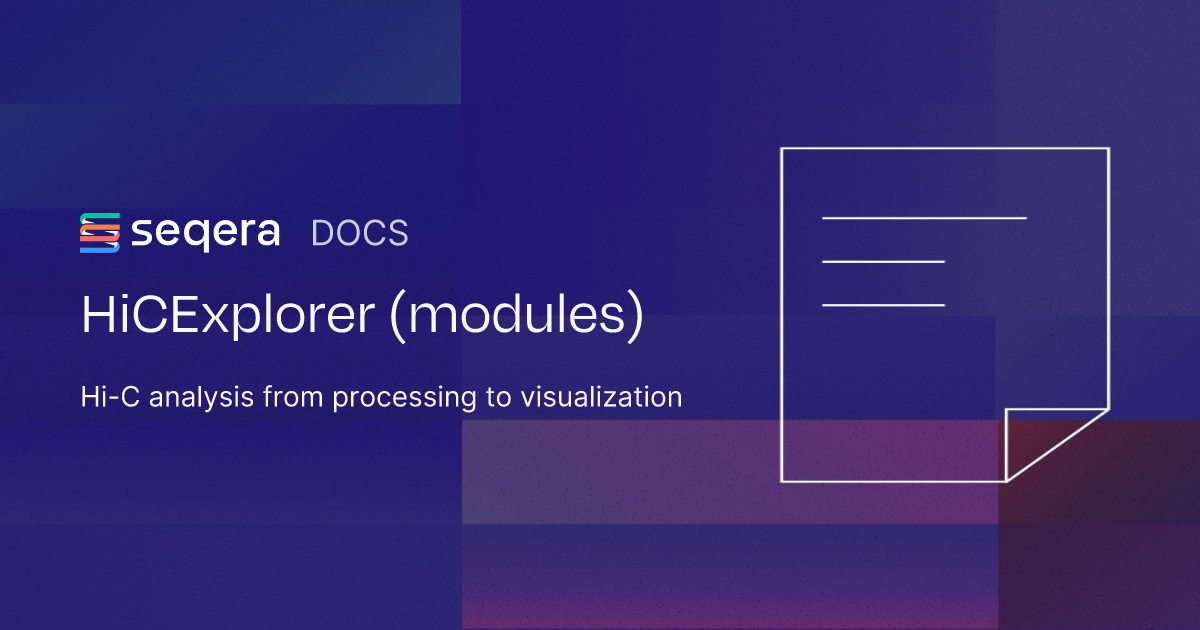 HiCExplorer | Seqera Docs
