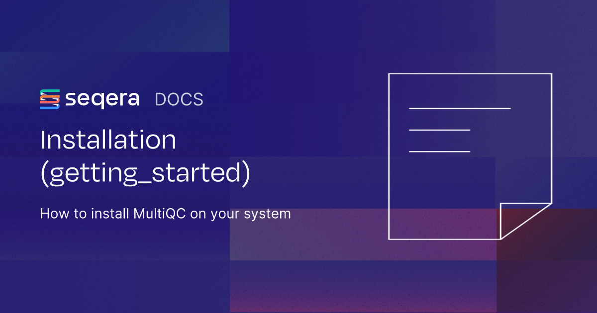 Installation | Seqera Docs