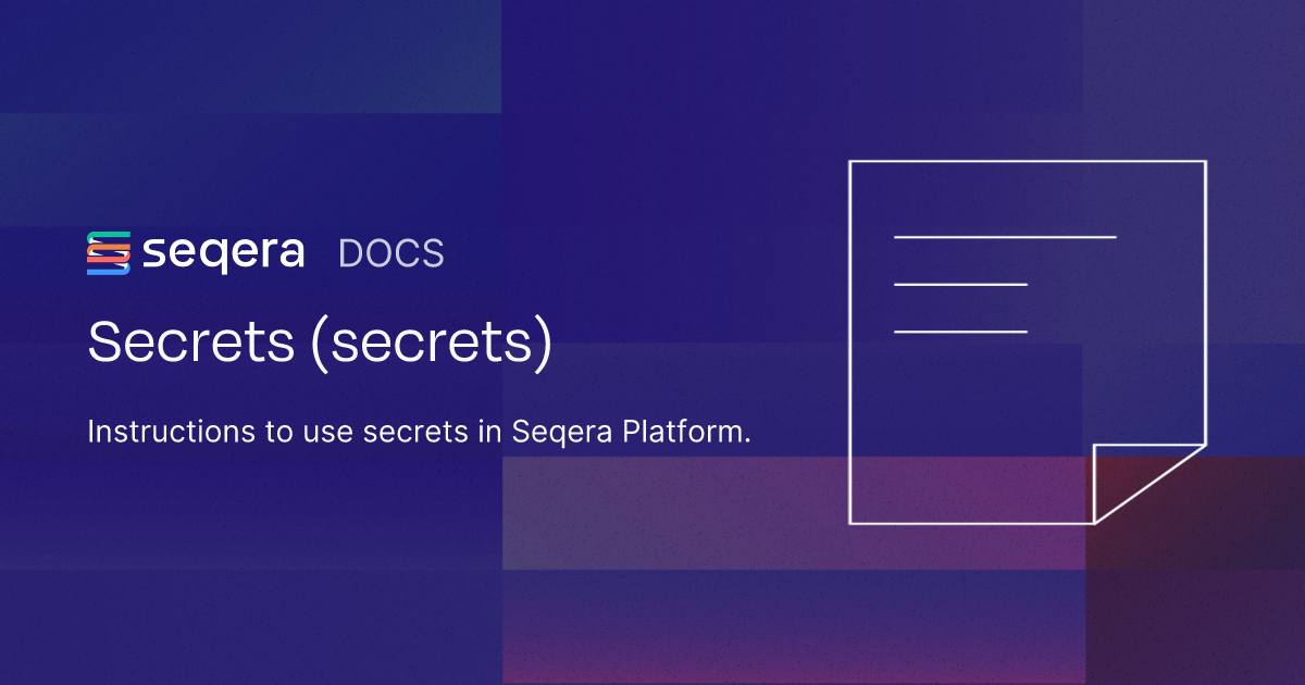 Secrets | Seqera Docs