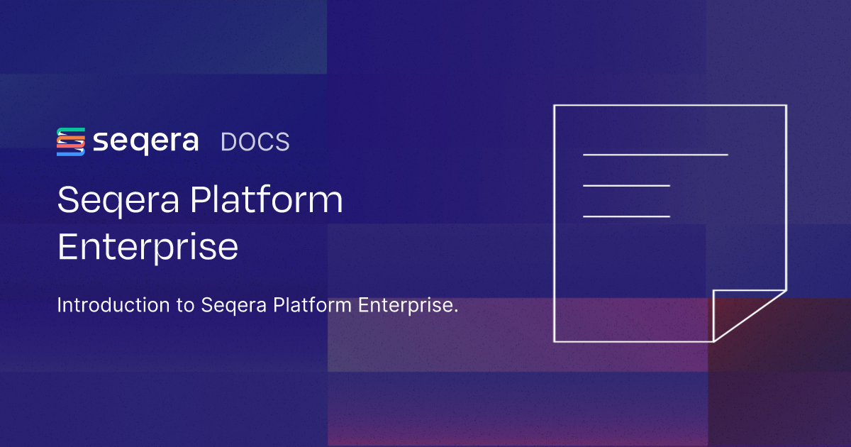 Seqera Platform Enterprise | Seqera Docs