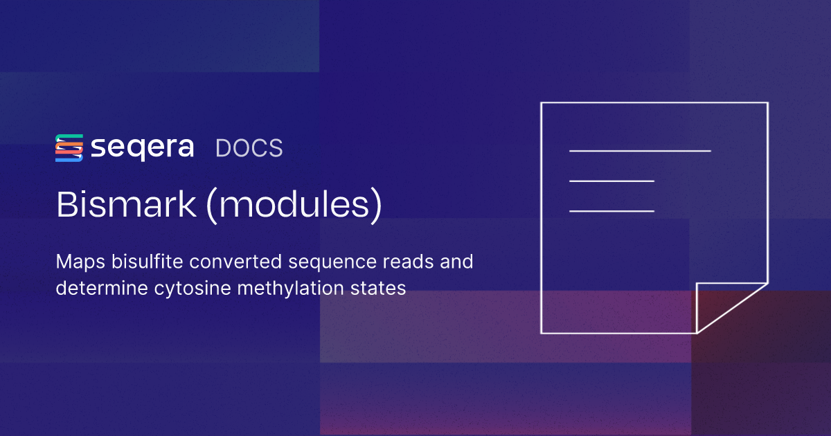Bismark | Seqera Docs