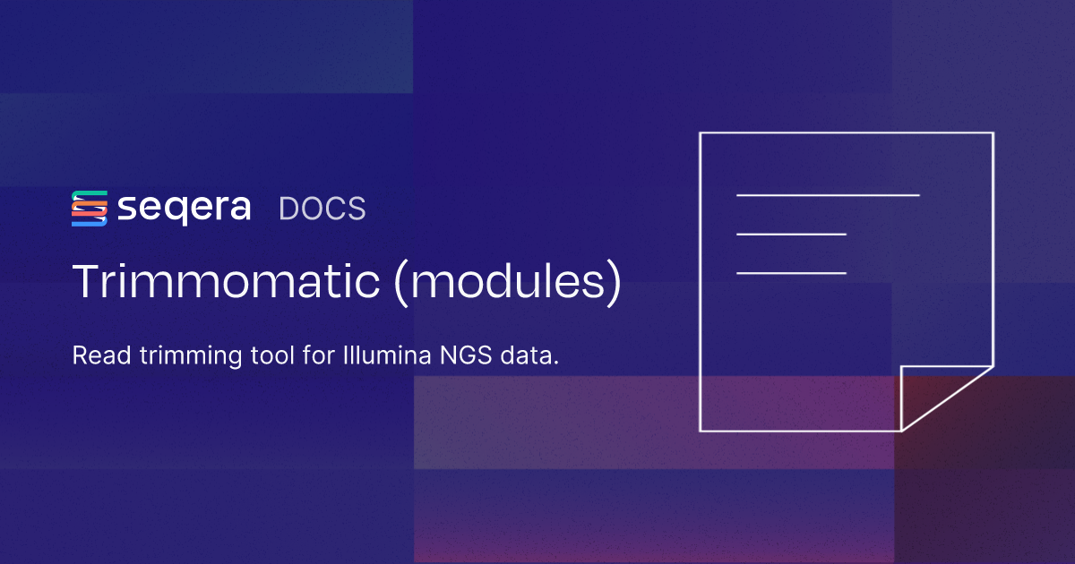 Trimmomatic | Seqera Docs