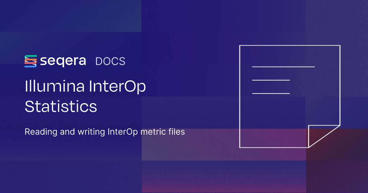Illumina InterOp Statistics | Seqera Docs