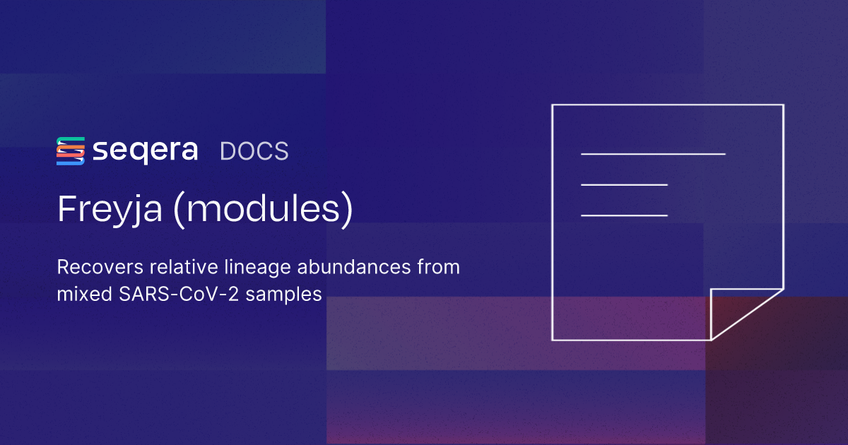 Freyja | Seqera Docs
