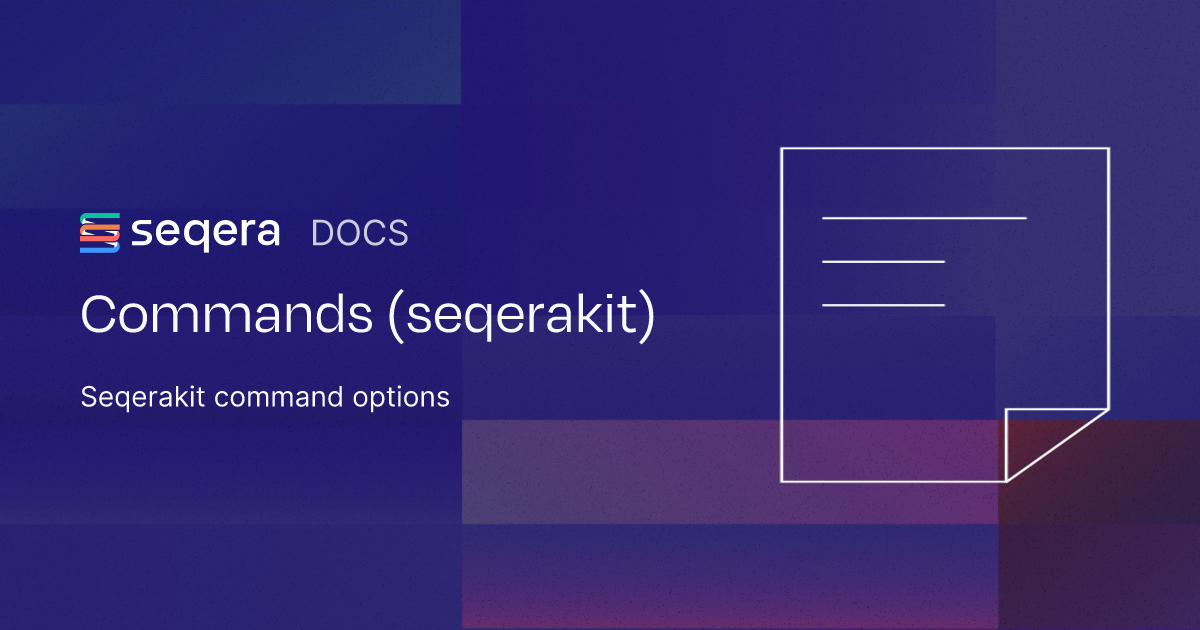 Commands Seqera Docs