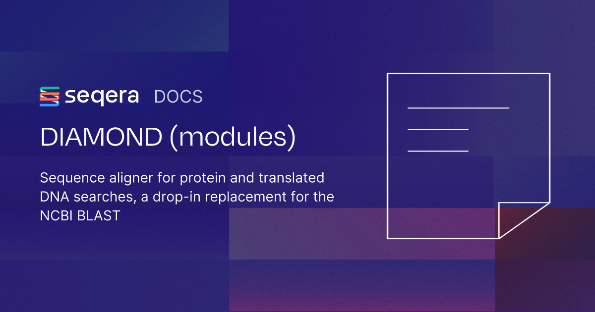DIAMOND | Seqera Docs