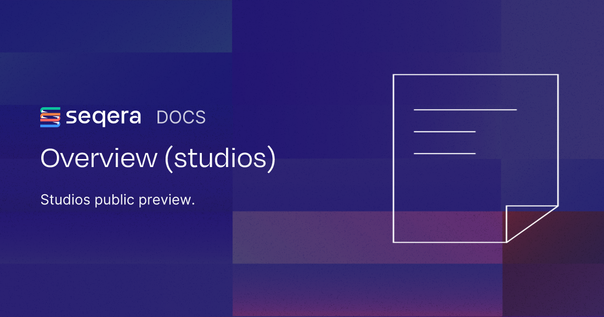 Overview | Seqera Docs