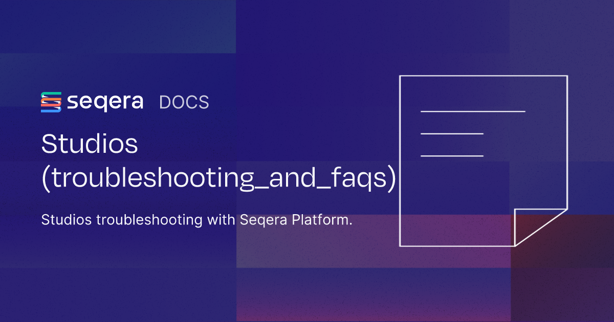 Studios | Seqera Docs