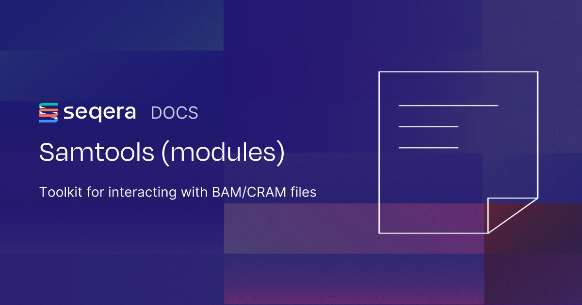 Samtools | Seqera Docs