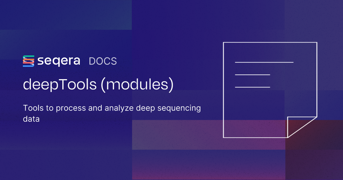 deepTools | Seqera Docs