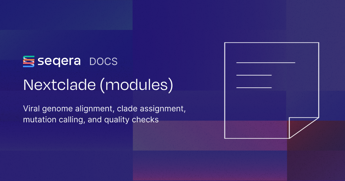 Nextclade | Seqera Docs