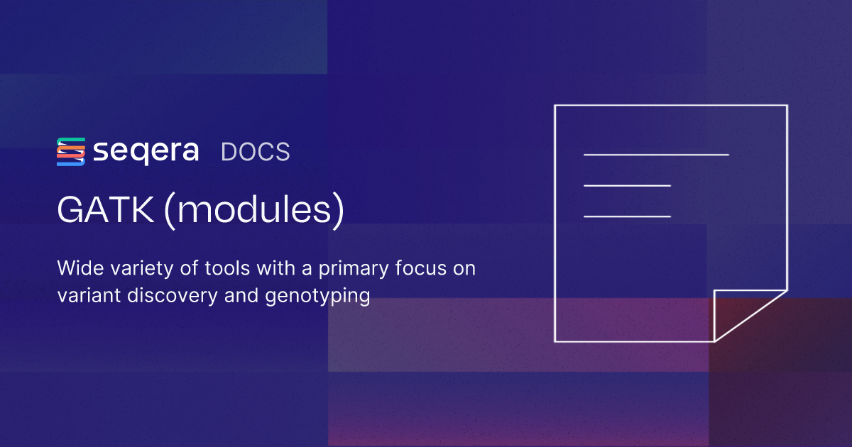 GATK | Seqera Docs