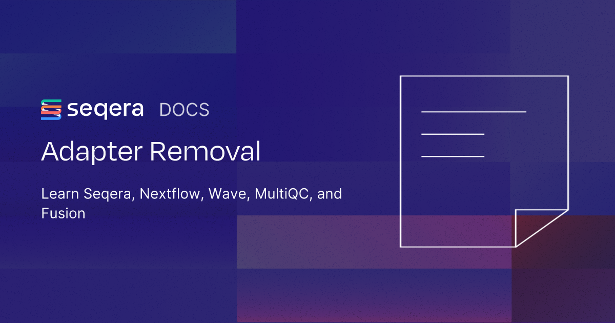 Adapter Removal | Seqera Docs