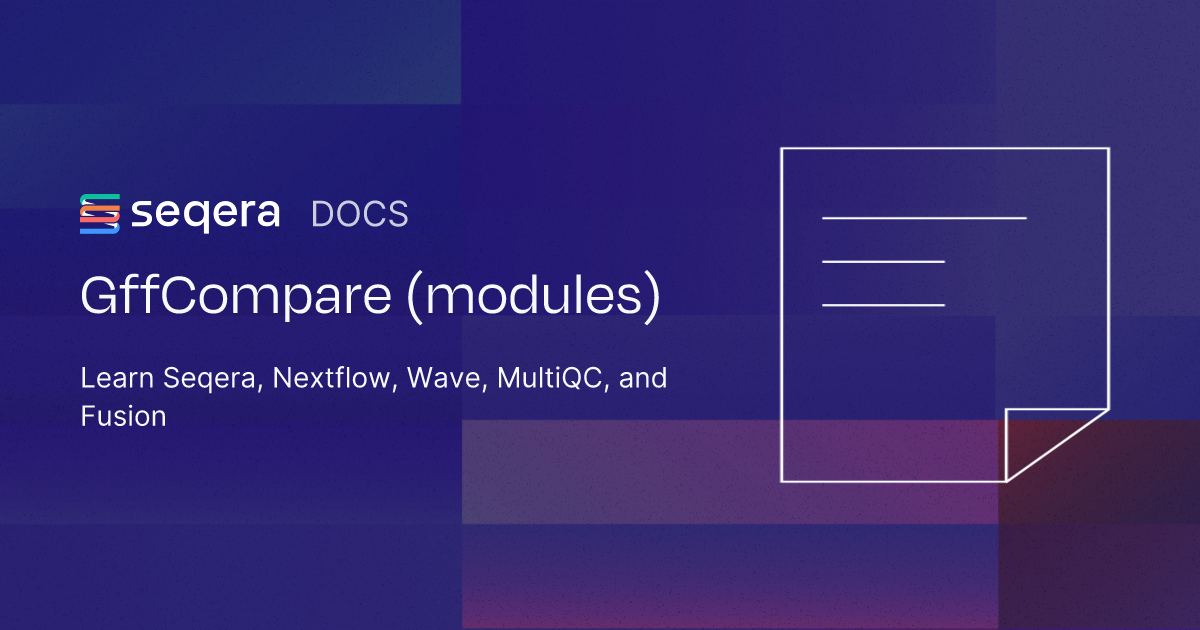 GffCompare | Seqera Docs