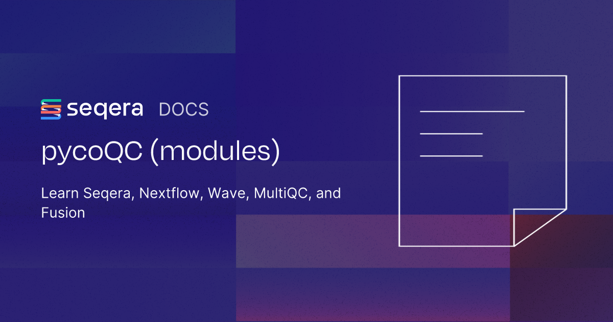 pycoQC | Seqera Docs